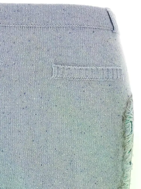 Moschino Argyle Deconstructed Midi Skirt
