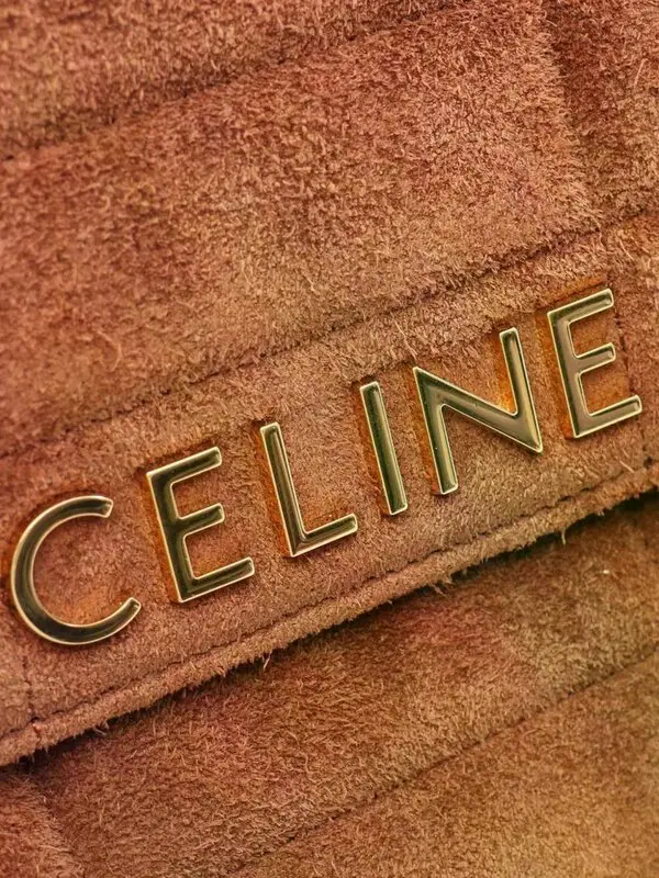 Celine 2010-2026 Suede Monochrome Shoulder Bag