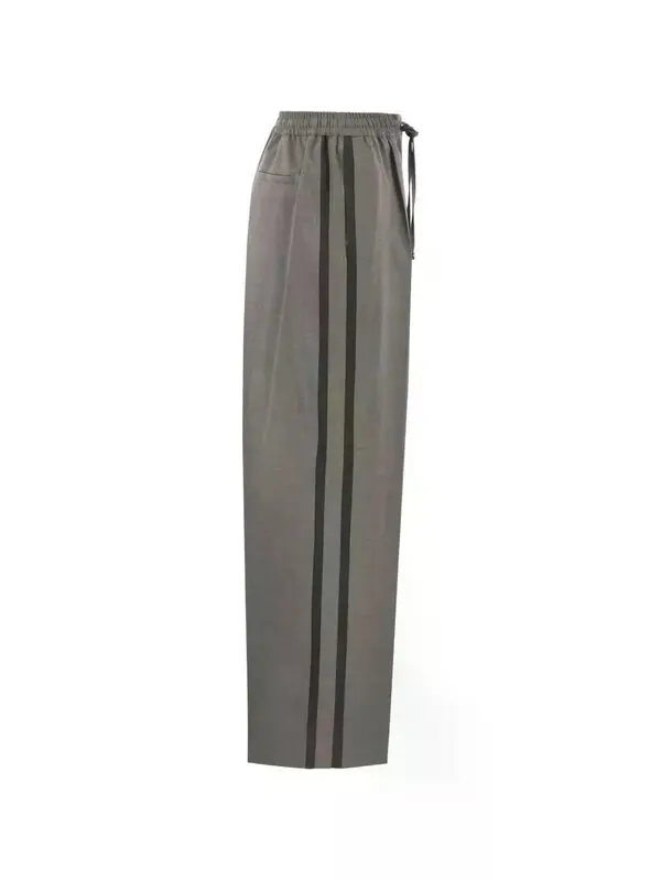 Sportmax Drawstring Side-stripe Trousers