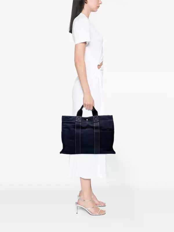 Hermès 1990-2010 Canvas Fourre Tout Mm Tote Bag