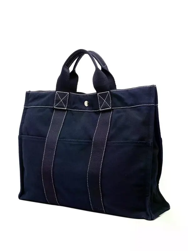 Hermès 1990-2010 Canvas Fourre Tout Mm Tote Bag