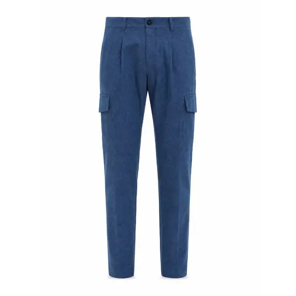 COULANGE B24 Pleated Denim Trousers