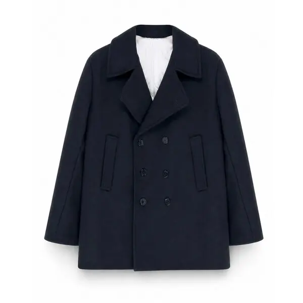 COULANGE B56 Navy Cashmere Peacoat