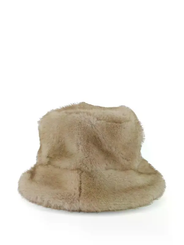 Herno Tocco Faux-fur Bucket Hat - Neutrals