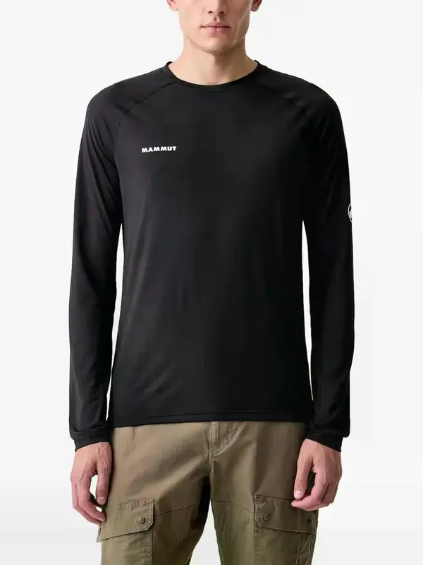 MAMMUT Ducan Fl Raglan-sleeve Logo-print T-shirt