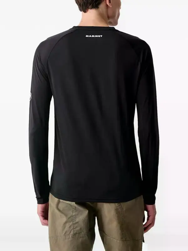 MAMMUT Ducan Fl Raglan-sleeve Logo-print T-shirt
