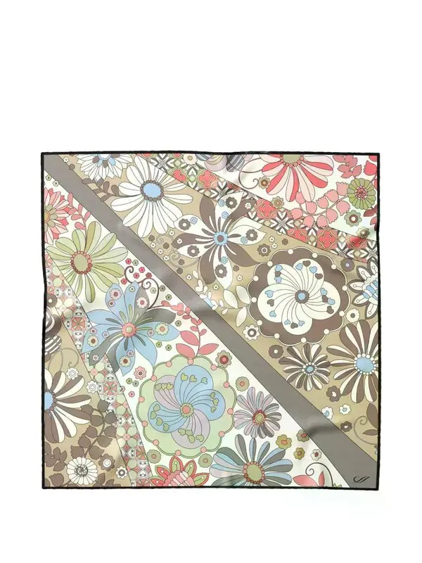 ELIZABETTA Anita Silk Scarf - Neutrals