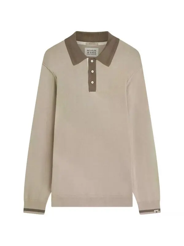 Scotch & Soda Long-sleeve Polo Shirt