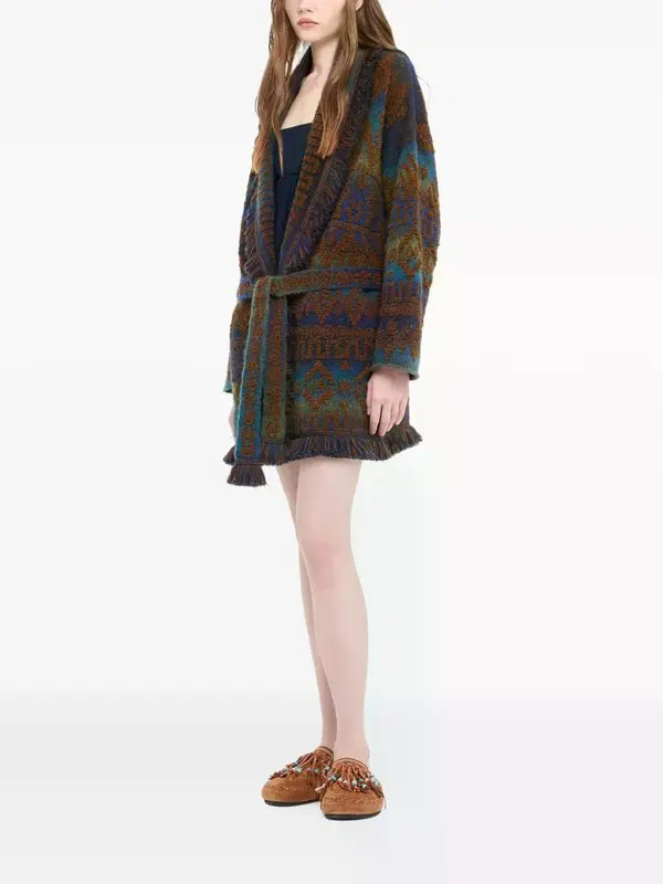 Alanui Western Beat Fringed Cardigan
