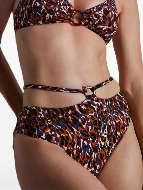 AUBADE Leopard-print Bikini Bottoms