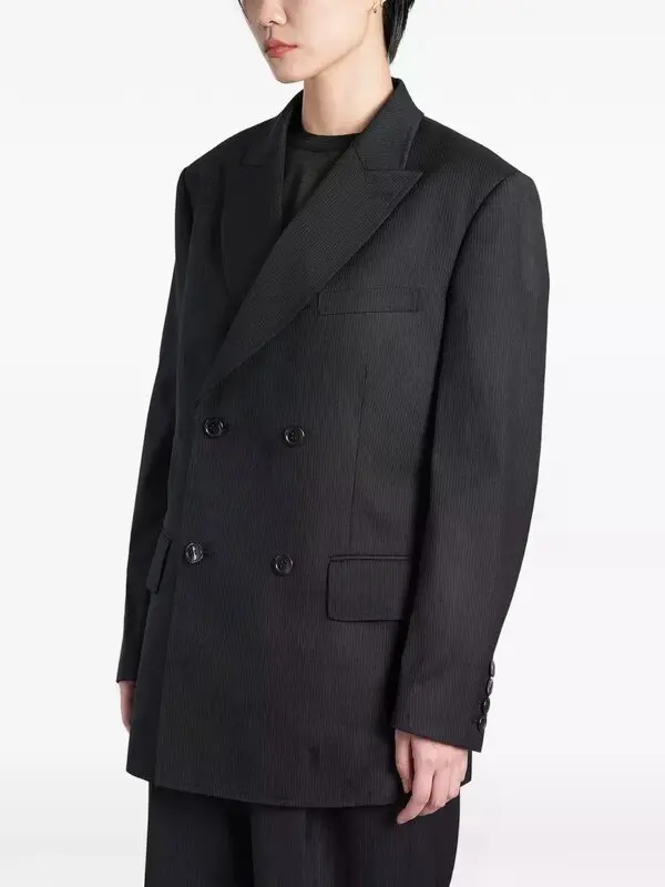 Junya Watanabe Double-breasted Pinstripe Jacket