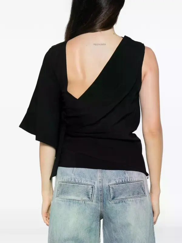 ENTIRE STUDIOS Odeon Asymmetric Draped Top