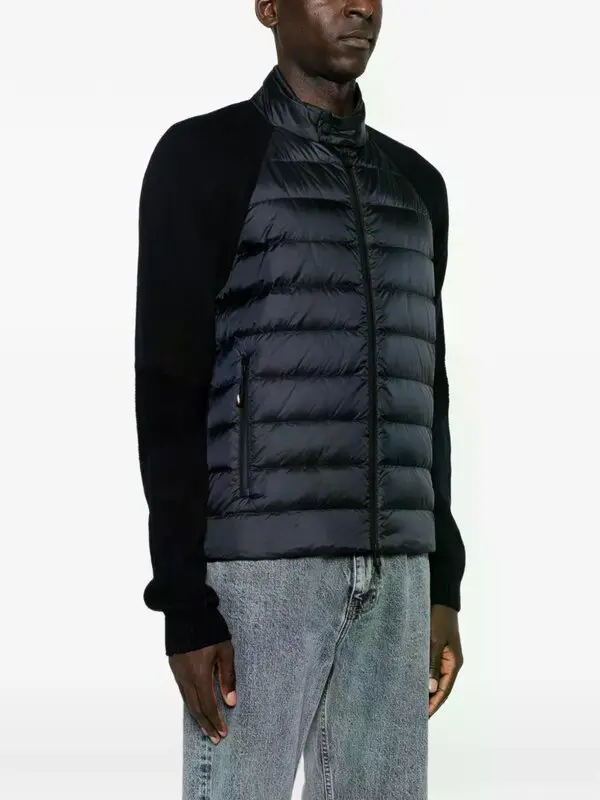 Moncler Quilted Panelled Cardigan