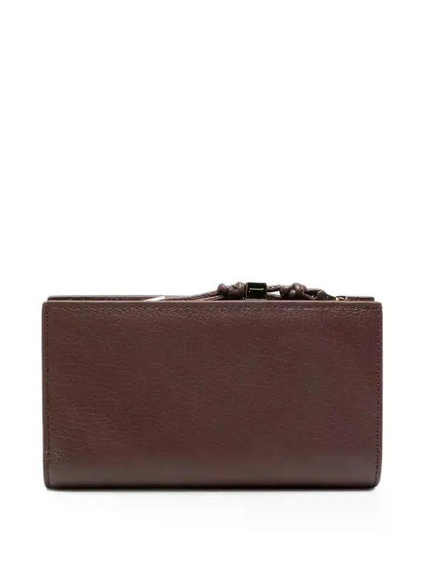 COCCINELLE Logo-stamp Grained Leather Wallet