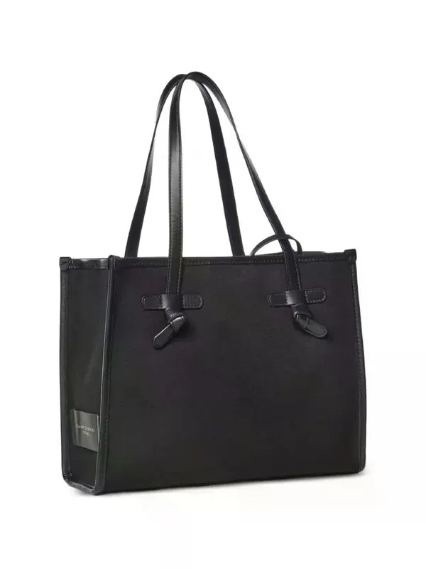 GIANNI CHIARINI Marcella Logo-patch Tote Bag - Black