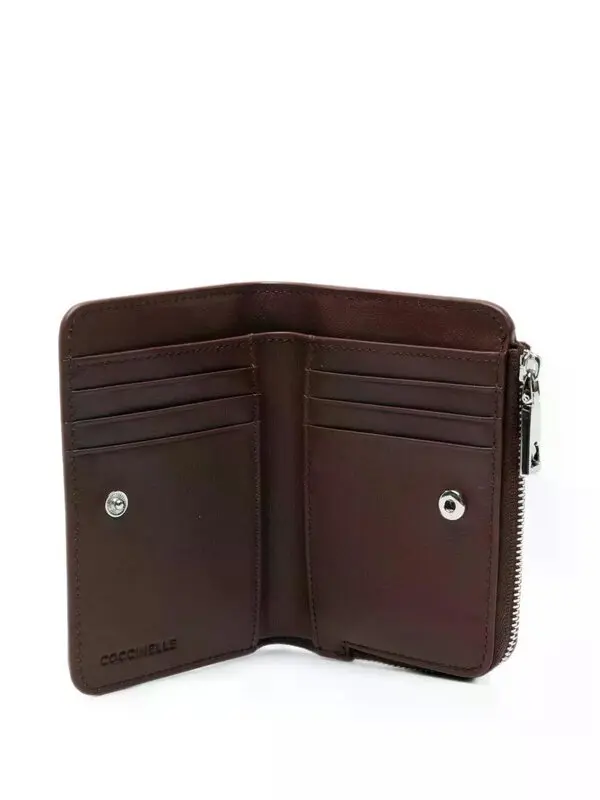 COCCINELLE Logo-lettering Leather Wallet