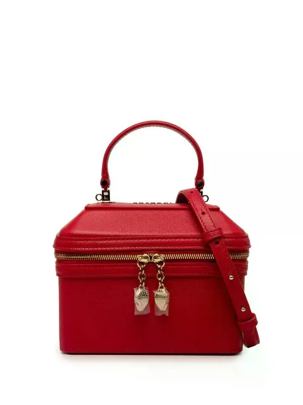 BVLGARI 2010-2026 Leather Serpenti Forever Vanity Bag Satchel