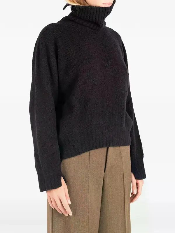 SOCIETE ANONYME Brushed-effect Roll-neck Sweater