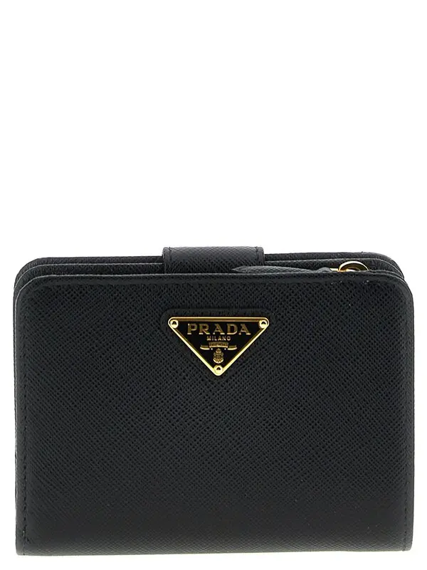 Prada Saffiano Small Wallet - Black