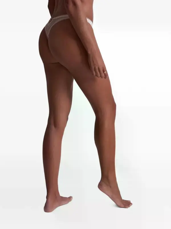 AUBADE Lace-trim Mesh Thong