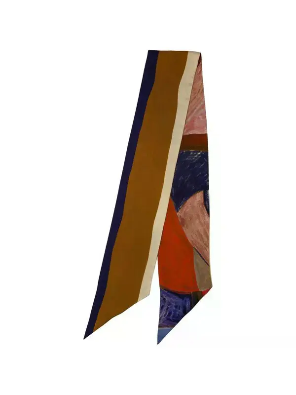 ELIZABETTA Lia Silk Scarf - Brown