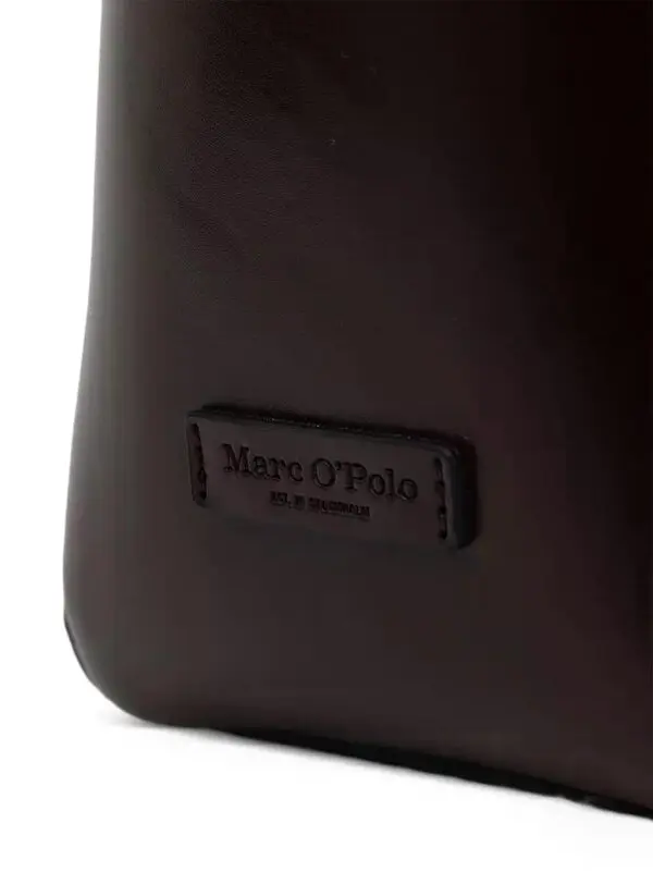 Marc O'polo Tessa Logo-patch Pouch-detail Tote Bag - Brown