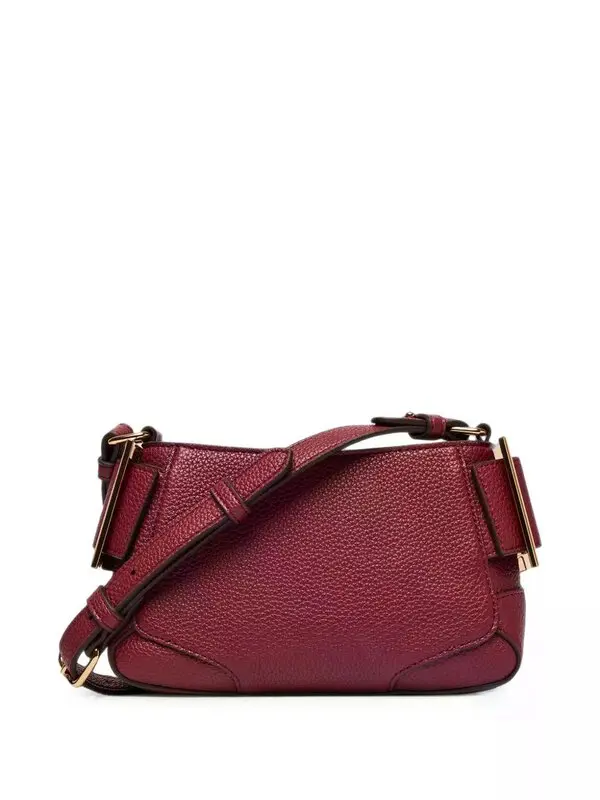 Moschino Pebbled-effect Logo-plaque Crossbody Bag