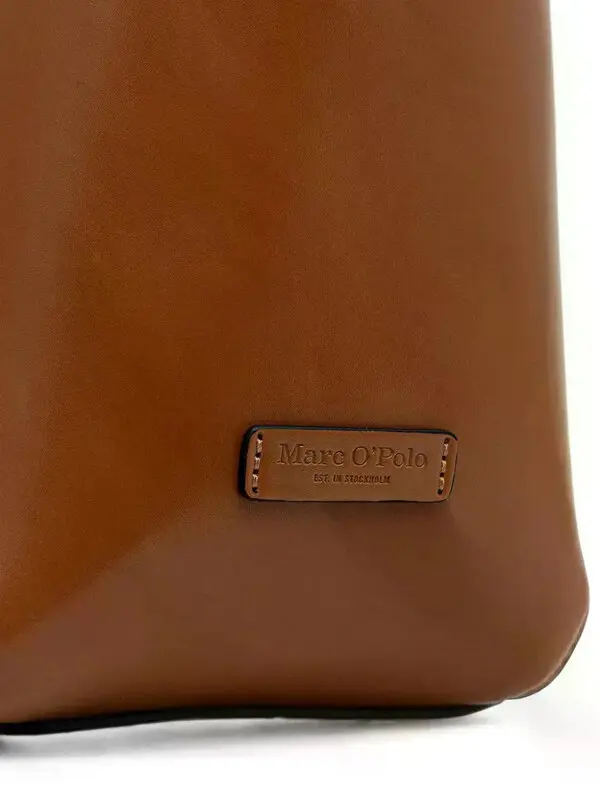 Marc O'polo Tessa Logo-patch Leather Tote Bag