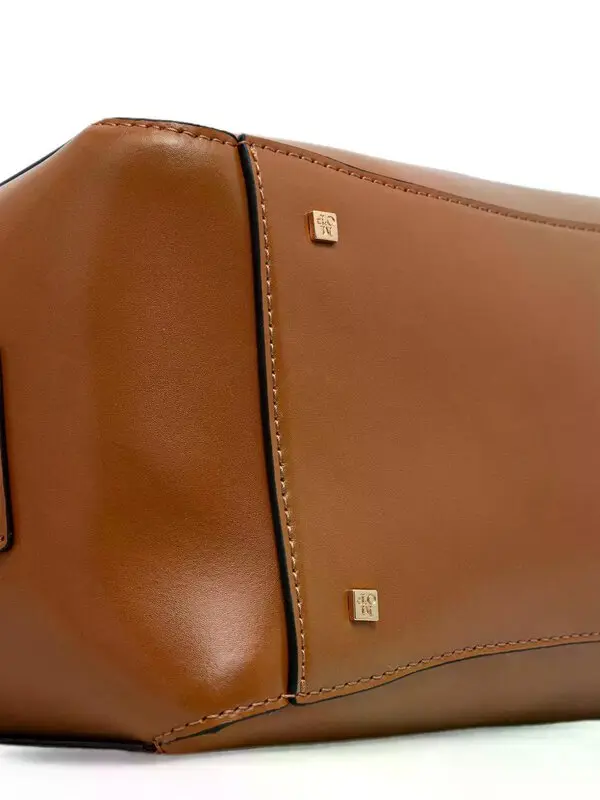 Marc O'polo Tessa Logo-patch Leather Tote Bag