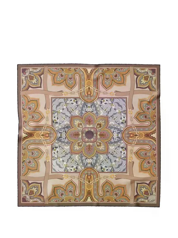 ELIZABETTA Francesca Paisley-print Silk Scarf