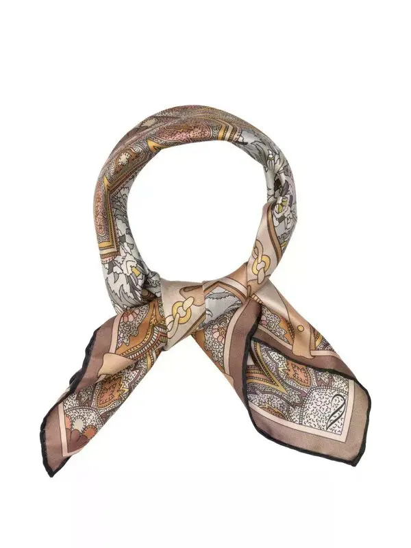 ELIZABETTA Francesca Paisley-print Silk Scarf