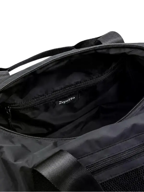 Repetto Medium Logo-tape Mesh-panel Shoulder Bag