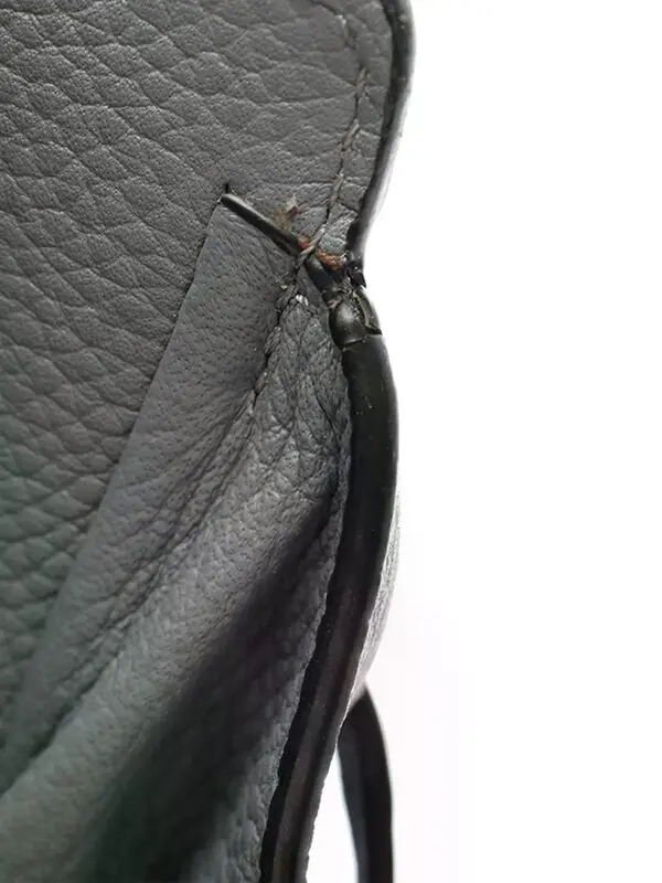Loewe 2010-2026 Mini Grained Calfskin Drawstring Hammock Bag Satchel