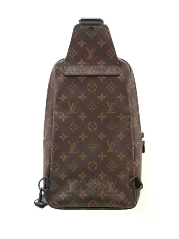LOUIS VUITTON 2021-2026 Monogram Macassar Avenue Slingbag Crossbody Bag