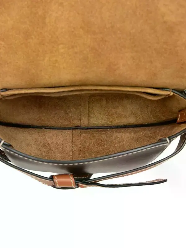 Loewe 1992 Mini Tricolor Leather Gate Crossbody Bag