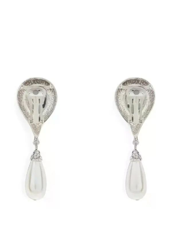 Alessandra Rich Crystal-embellished Drop Earrings
