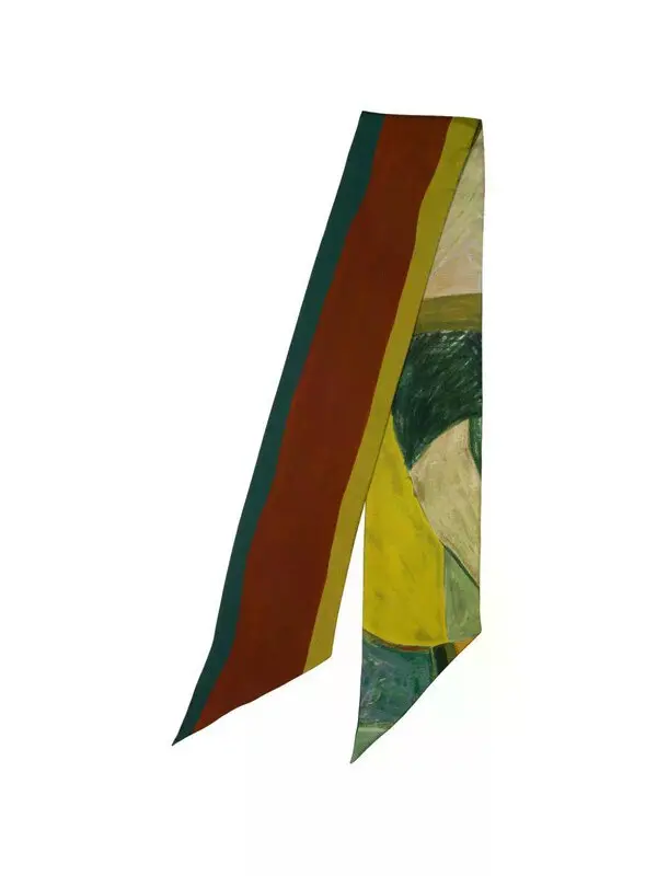 ELIZABETTA Lia Silk Scarf - Green