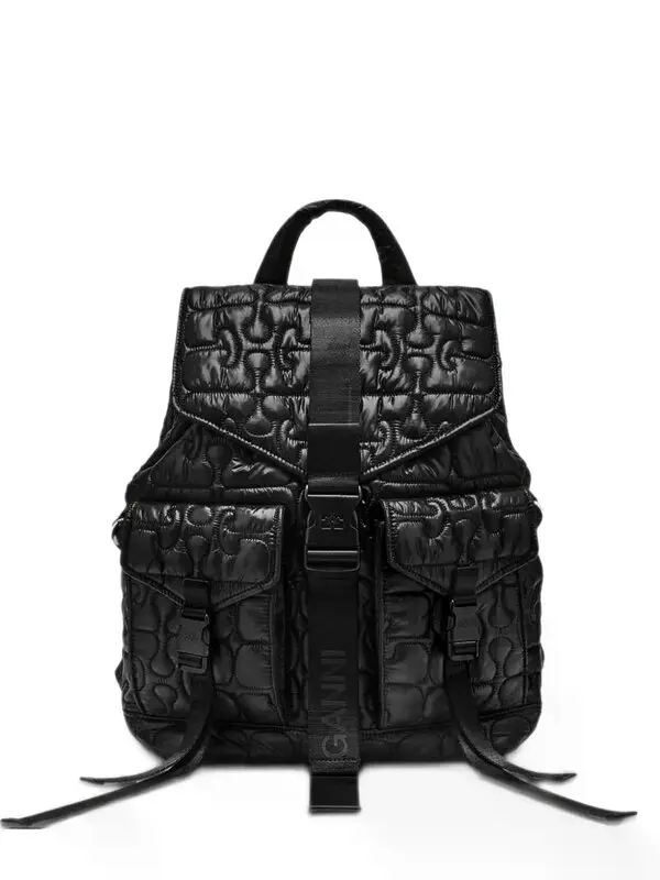 GANNI Quilted Re-tech Backpack