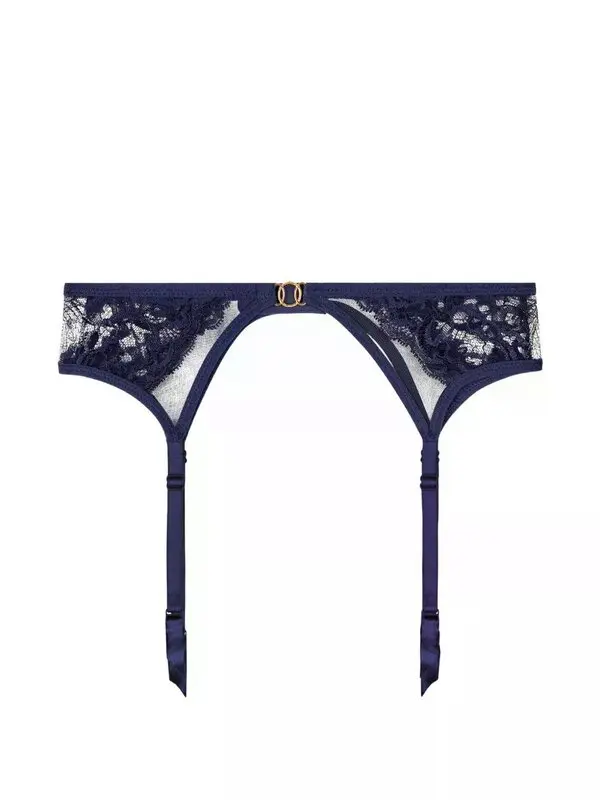 AUBADE Feeling Myself Lace-panel Suspender Belt