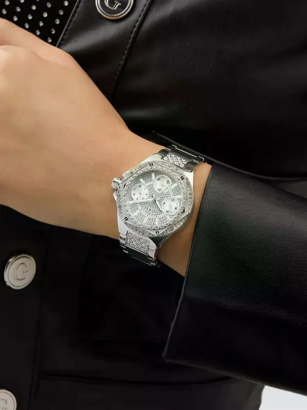 Guess Envy Crystal-embellished 38mm Watch