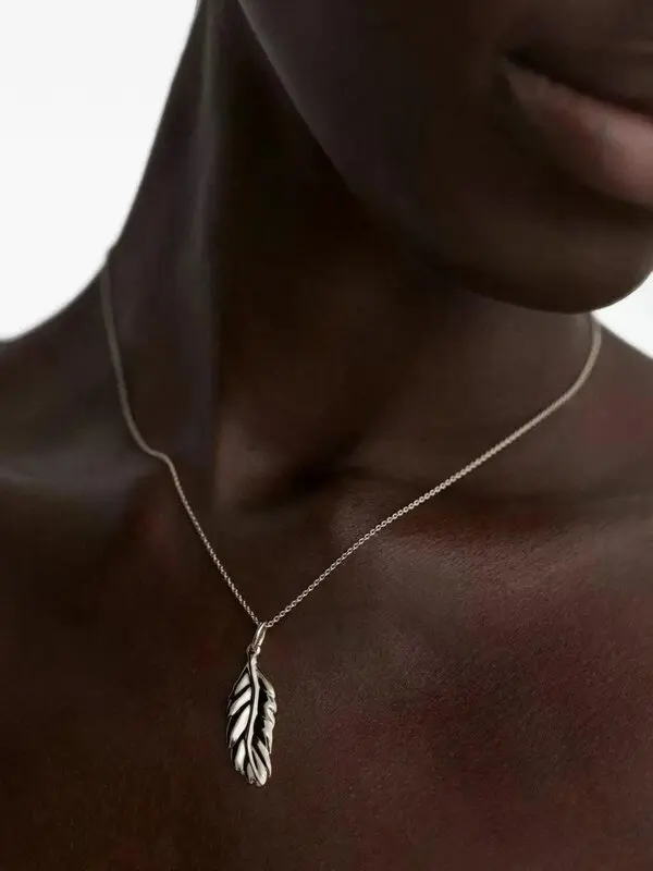 Monica Vinader Feather-pendant Necklace