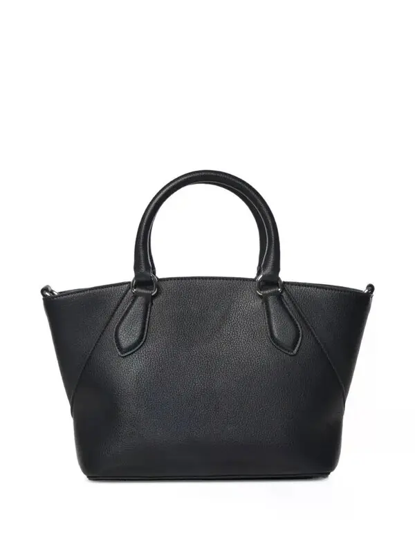 Armani Exchange Logo-plaque Pebbled Tote Bag