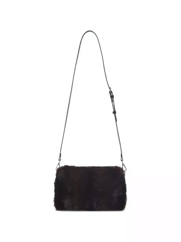 Apparis Amelia Faux-fur Crossbody Bag - Black