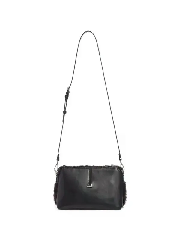 Apparis Amelia Faux-fur Crossbody Bag - Black