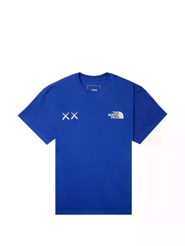 KAWS X North Face Logo-embroidered T-shirt