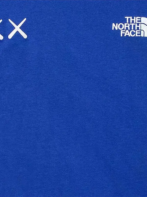 KAWS X North Face Logo-embroidered T-shirt