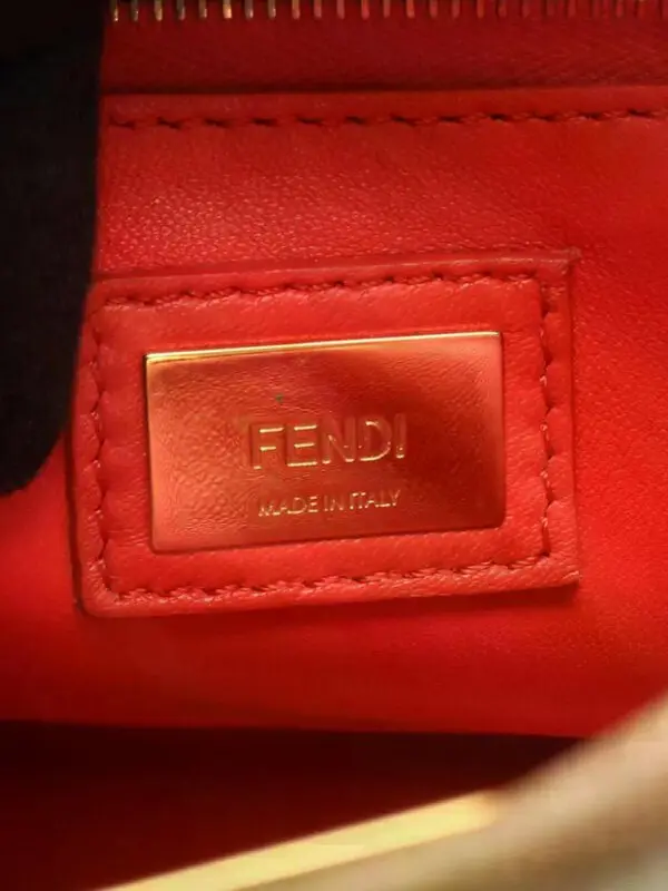 Fendi 2010-2026 Mini Leather Peekaboo Iconic Satchel