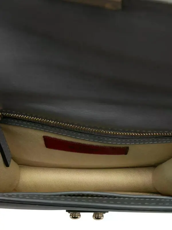 Valentino Garavani 2000-2017 Small Leather Rockstud Glam Lock Crossbody Bag