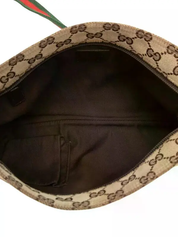 Gucci 2000-2015 Gg Canvas Web Crossbody Bag