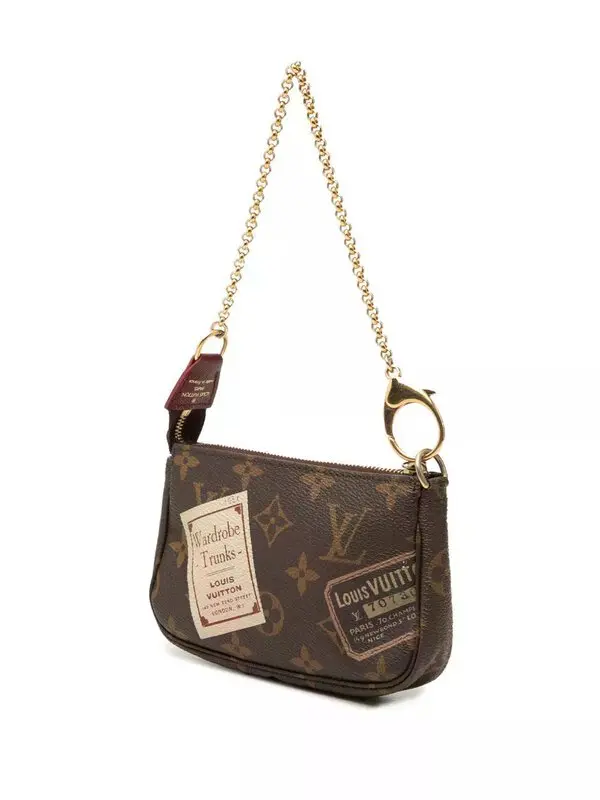 LOUIS VUITTON 2009 Monogram Trunks & Bags Mini Pochette Accessoires Handbag